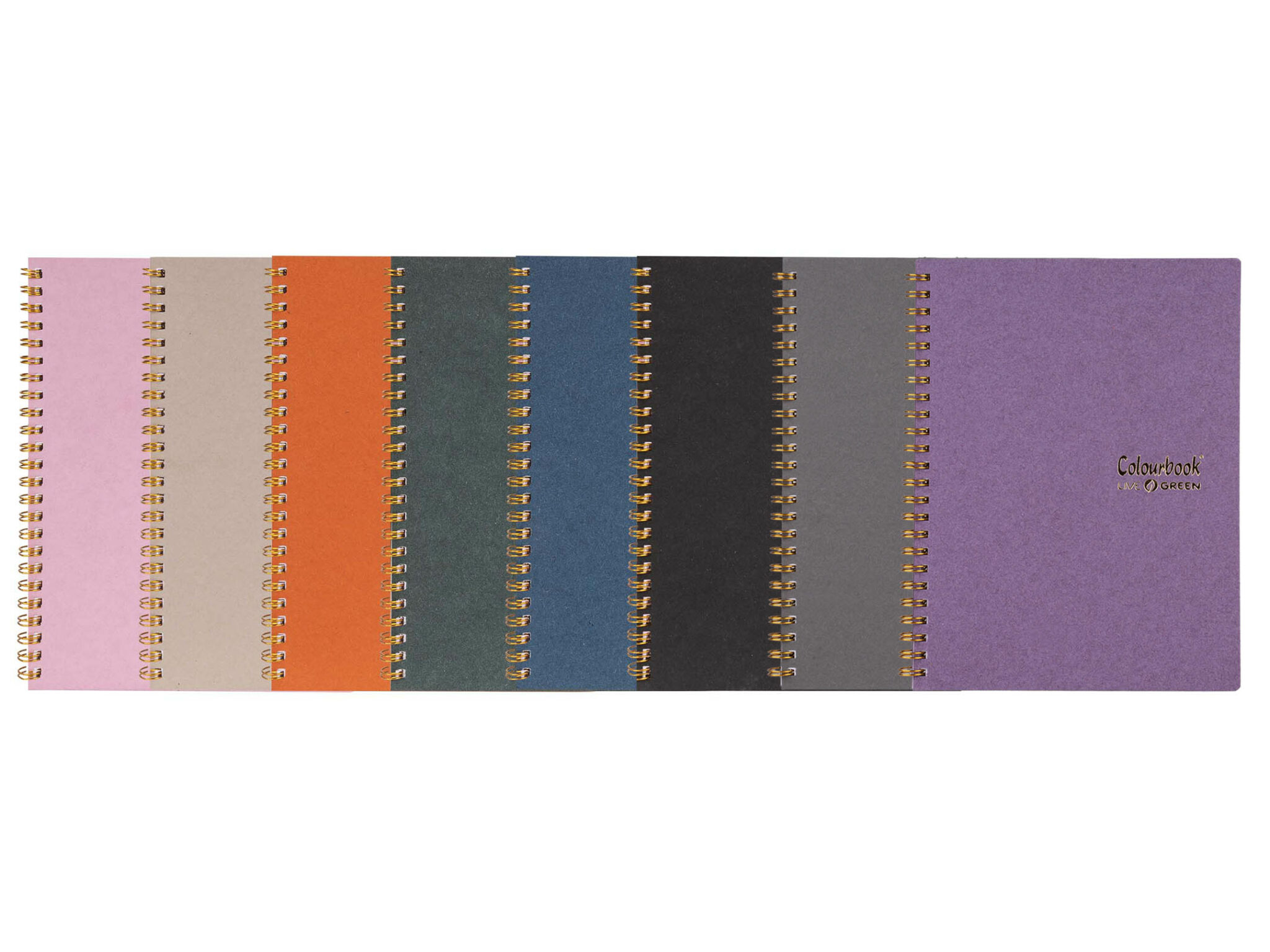 Quaderni a spirale con anelli | Formati A4, A5, A6, A7 | Colourbook